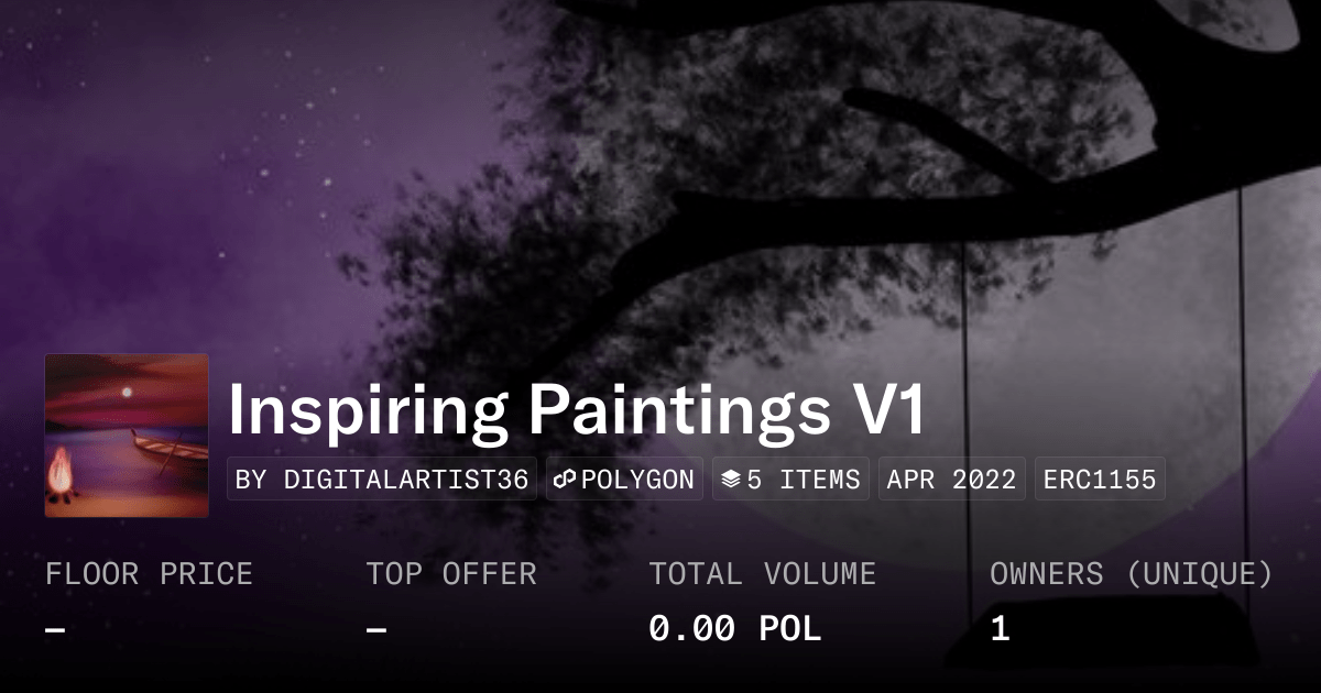 Inspiring Paintings V1 Collection Opensea