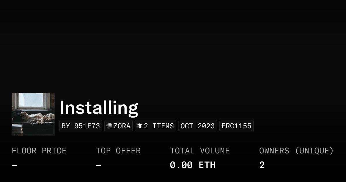 Installing Collection Opensea