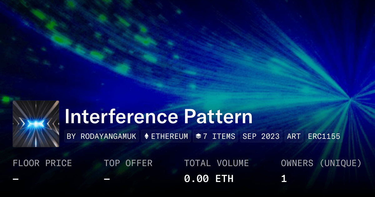 Interference Pattern Collection Opensea
