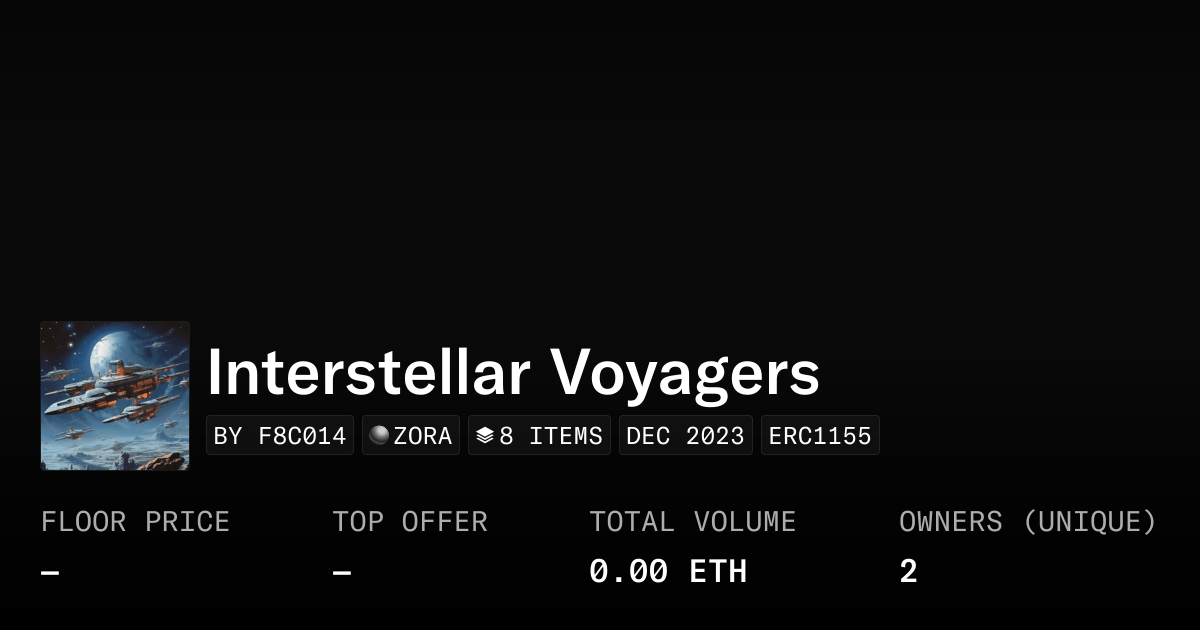 Interstellar Voyagers Collection Opensea