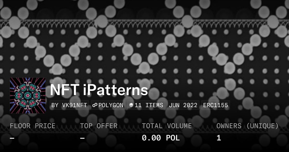 Nft Ipatterns Collection Opensea
