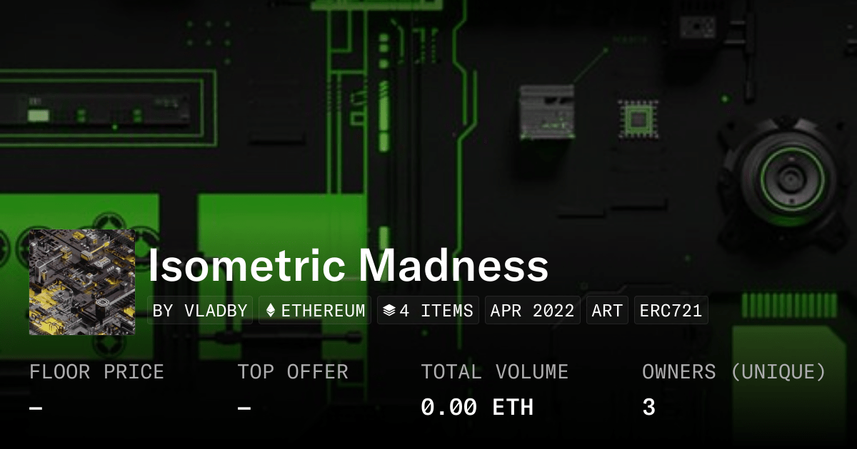 Isometric Madness Collection Opensea