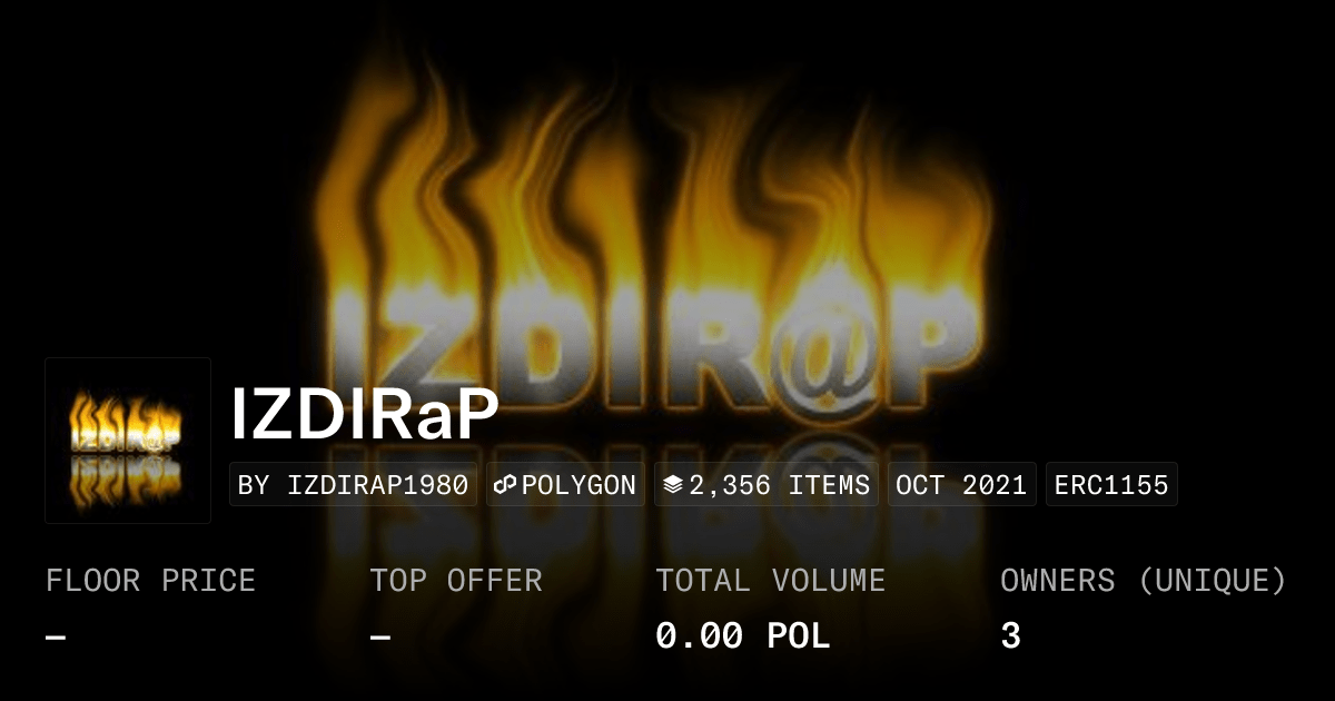 Izdirap Collection Opensea