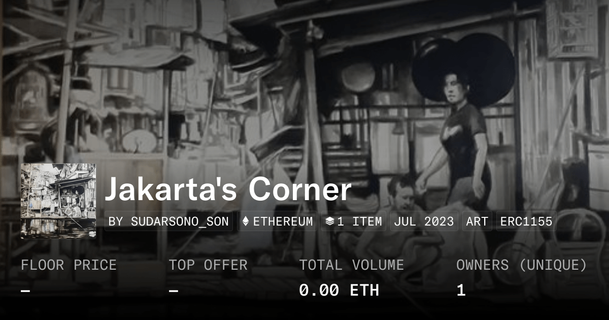 Jakarta S Corner Collection Opensea