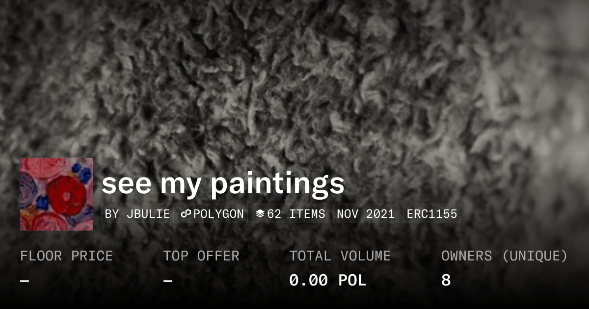 See My Paintings Collection Opensea