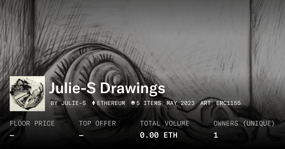 Julie S Drawings Collection Opensea
