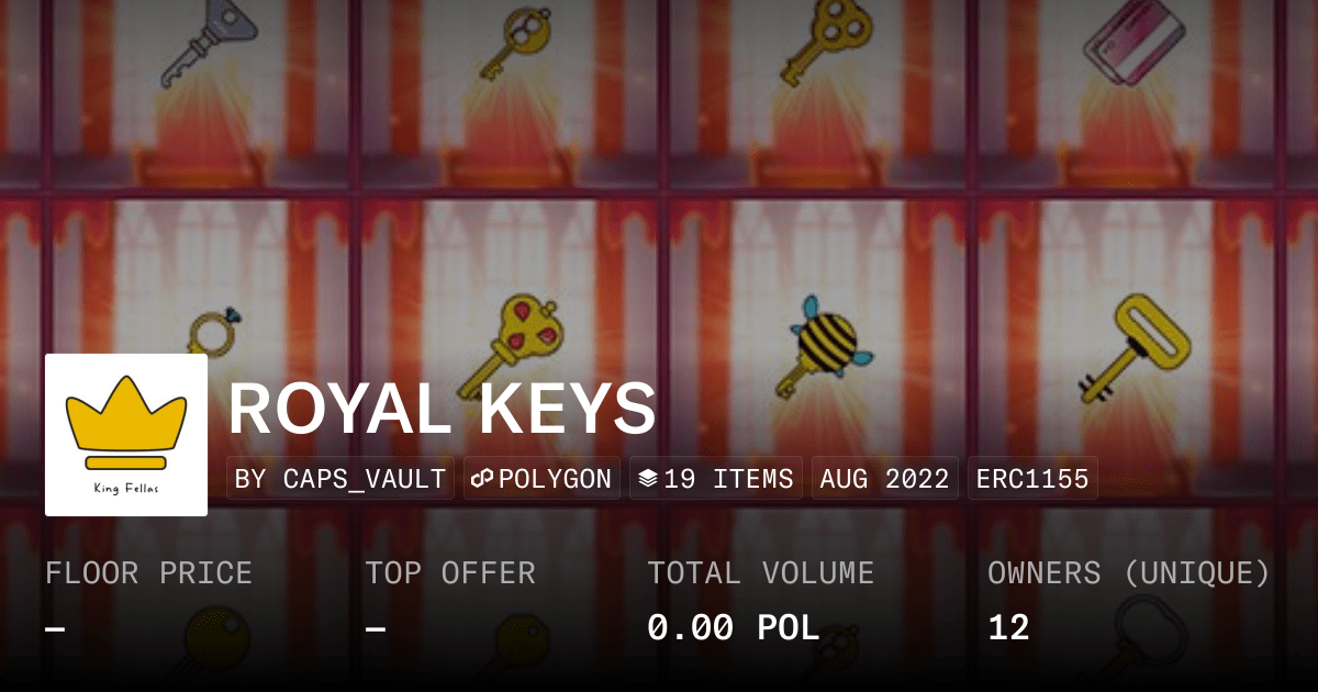 Royal Keys Collection Opensea