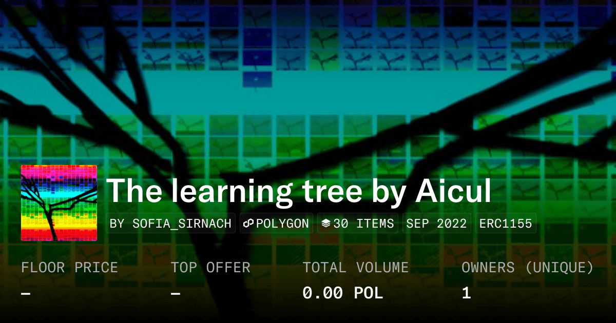 The Learning Tree By Aicul Collection Opensea