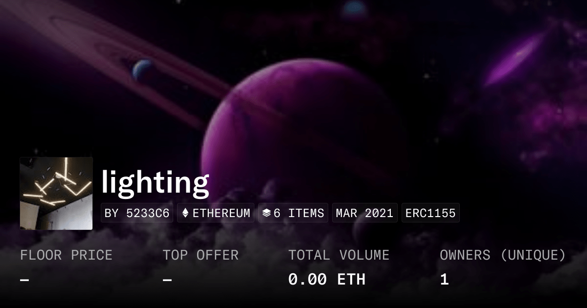 Lighting Collection Opensea