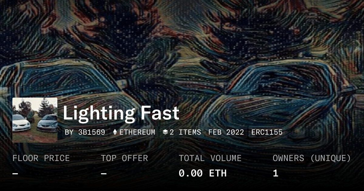 Lighting Fast Collection Opensea