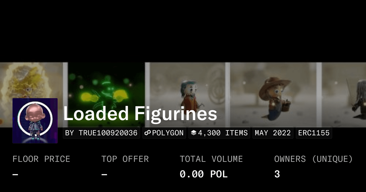 Loaded Figurines Collection Opensea
