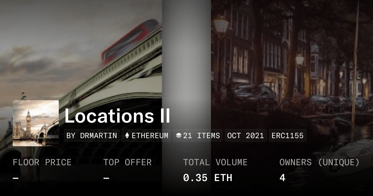 Locations Ii Collection Opensea