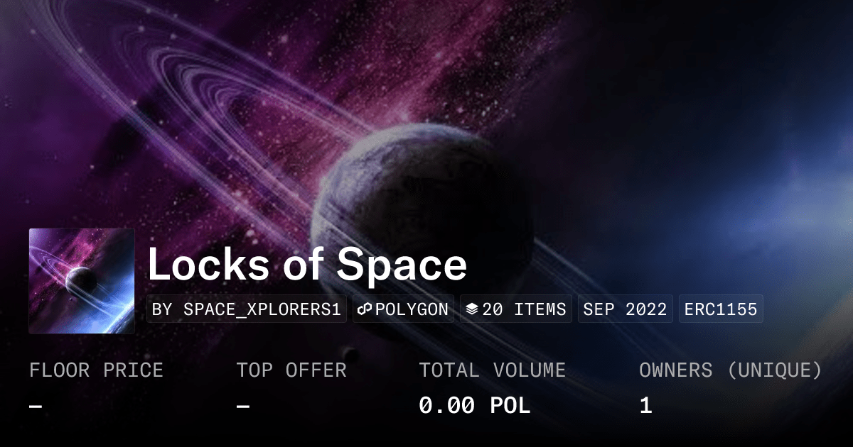 Locks Of Space Collection Opensea