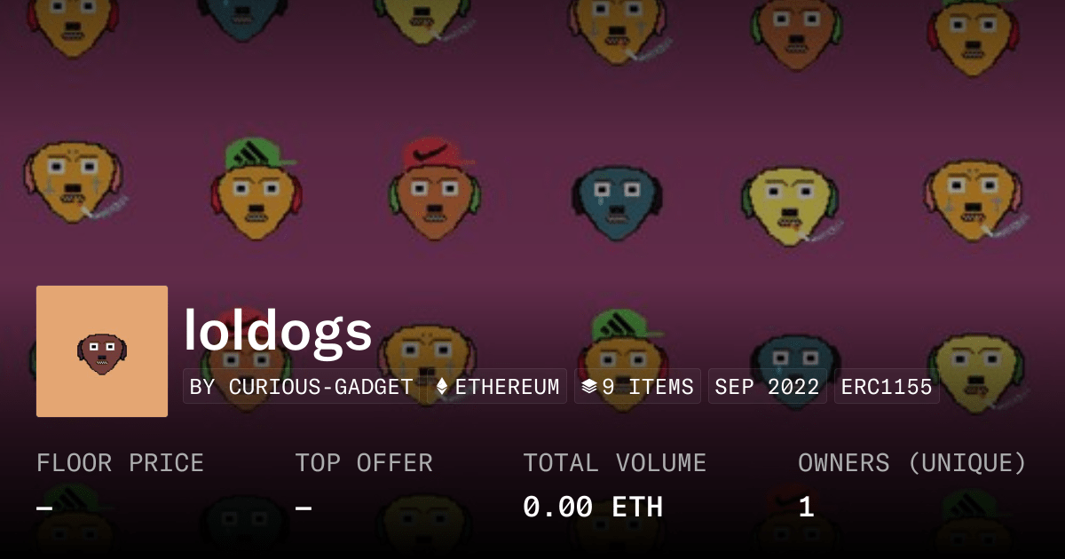 Loldogs Collection Opensea