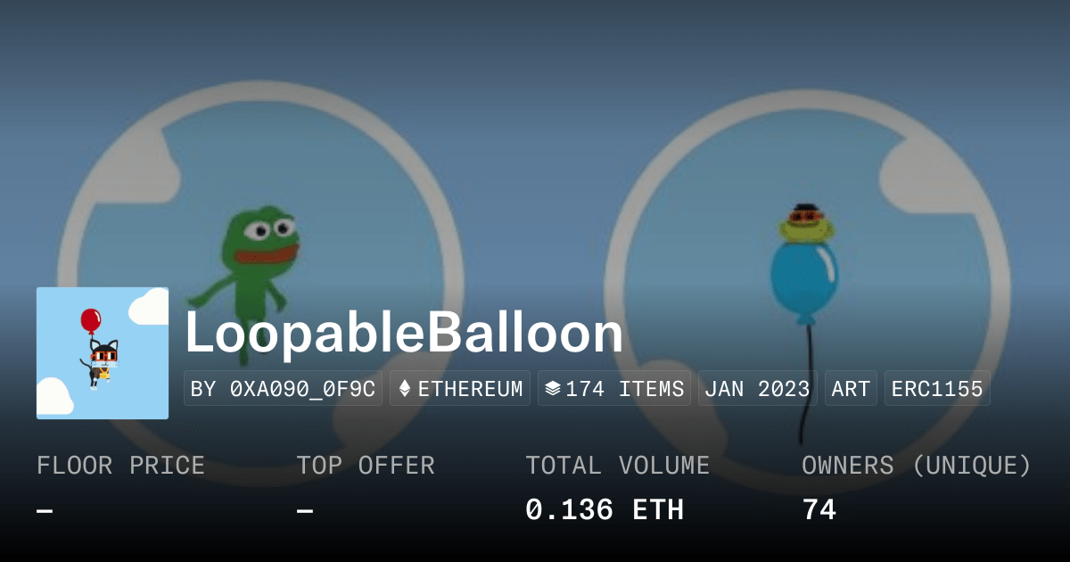 Loopableballoon Collection Opensea