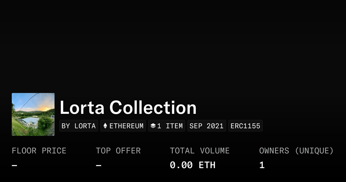 Lorta Collection Collection Opensea