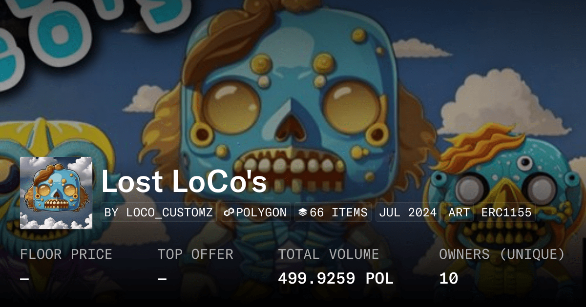 Lost Loco S 0 006 Weth Collection Opensea