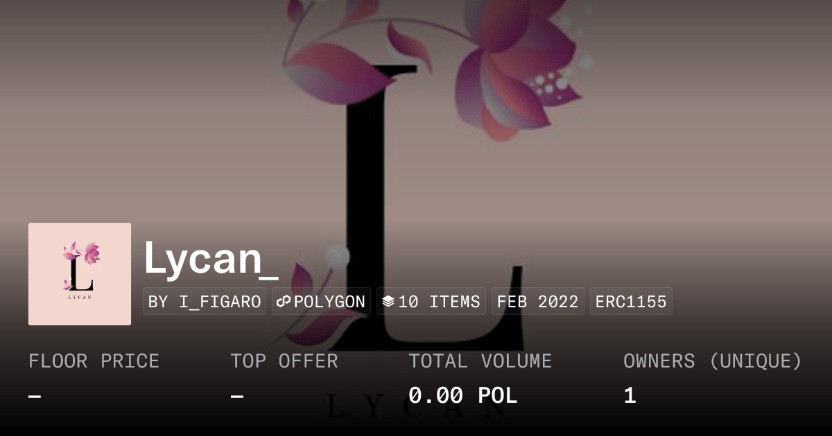 Lycan Collection Opensea