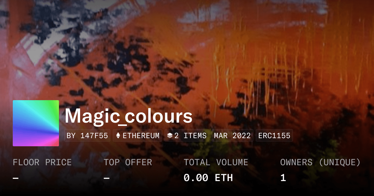 Magic Colours Collection Opensea
