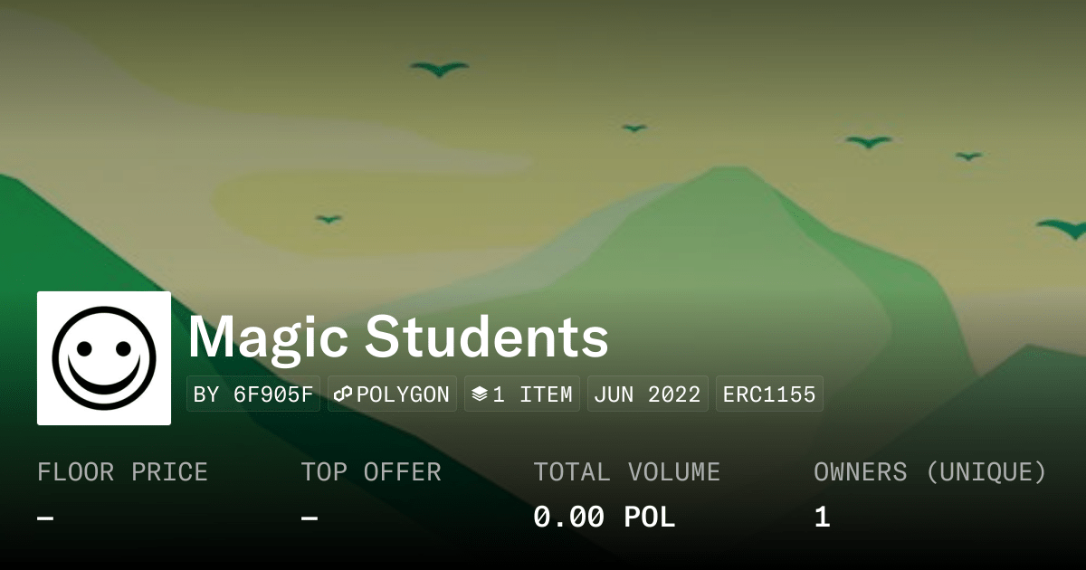 Magic Students Collection Opensea