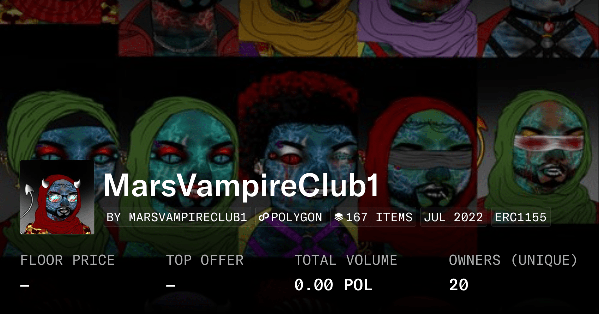 Marsvampireclub1 Collection Opensea