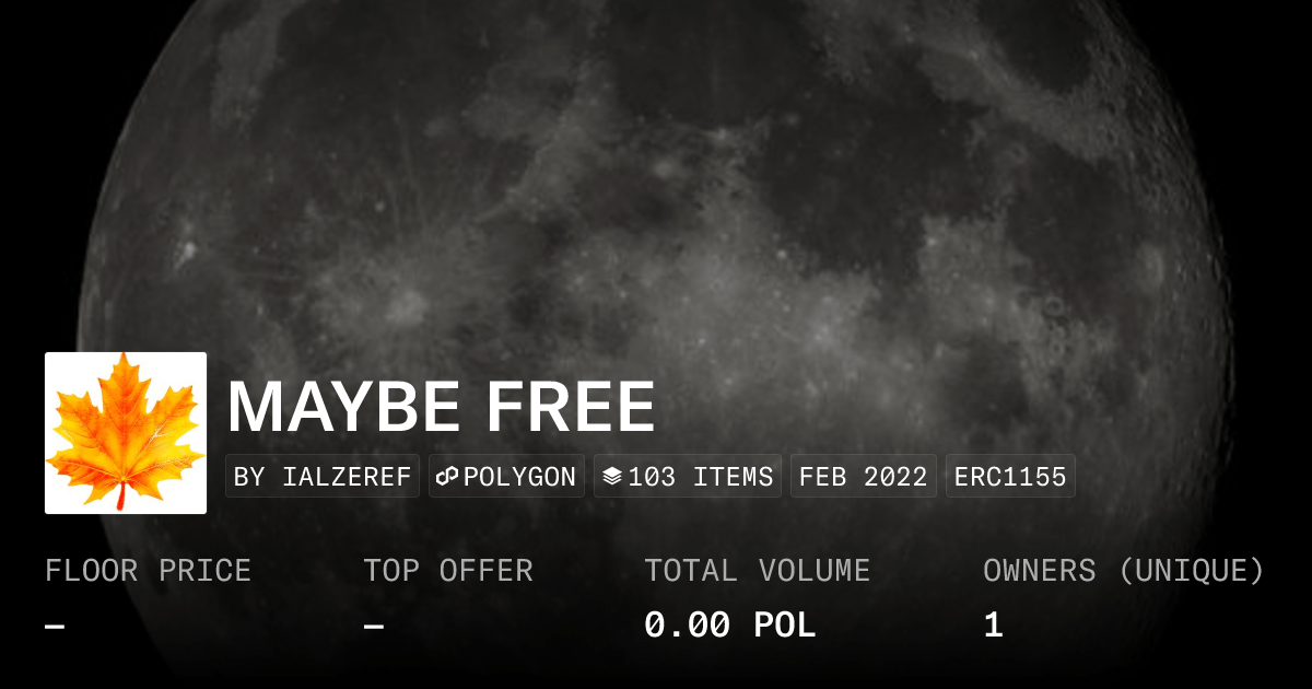 Maybe Free Collection Opensea