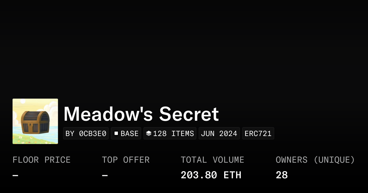 Meadow S Secret Collection Opensea