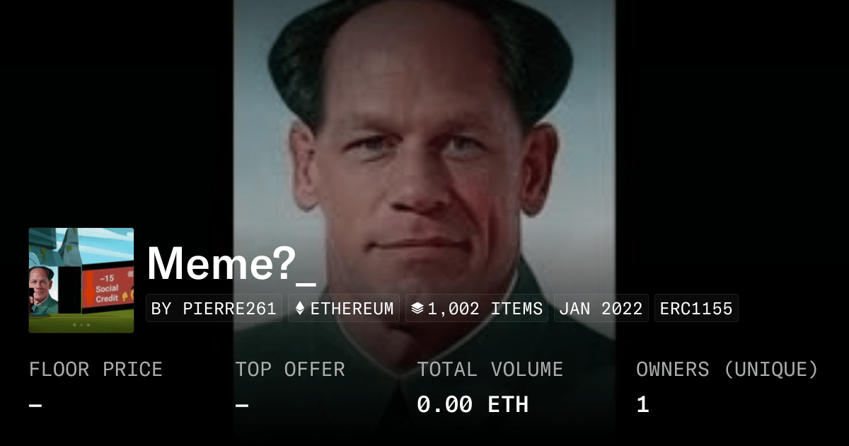 Meme Collection Opensea