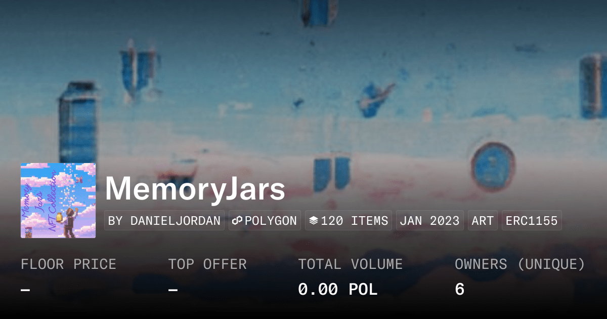 Memoryjars Collection Opensea