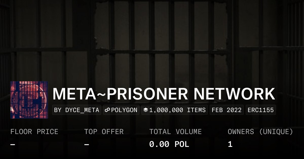 Meta Prisoner Network Collection Opensea