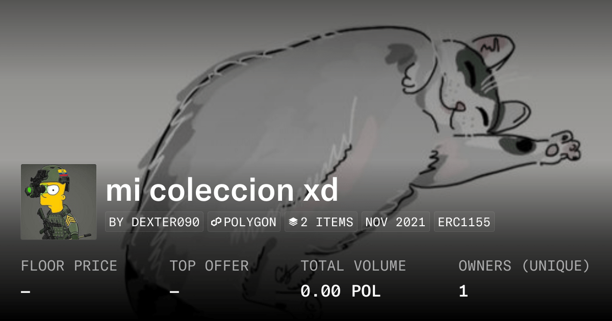 Mi Coleccion Xd Collection Opensea