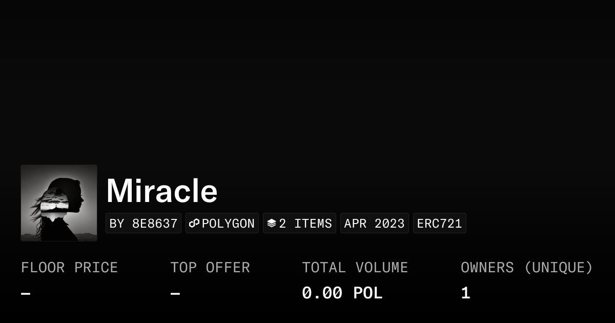 Miracle Collection Opensea