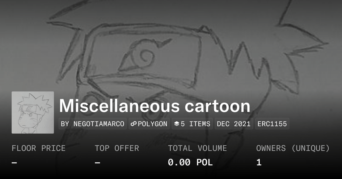 Miscellaneous Cartoon Collection Opensea
