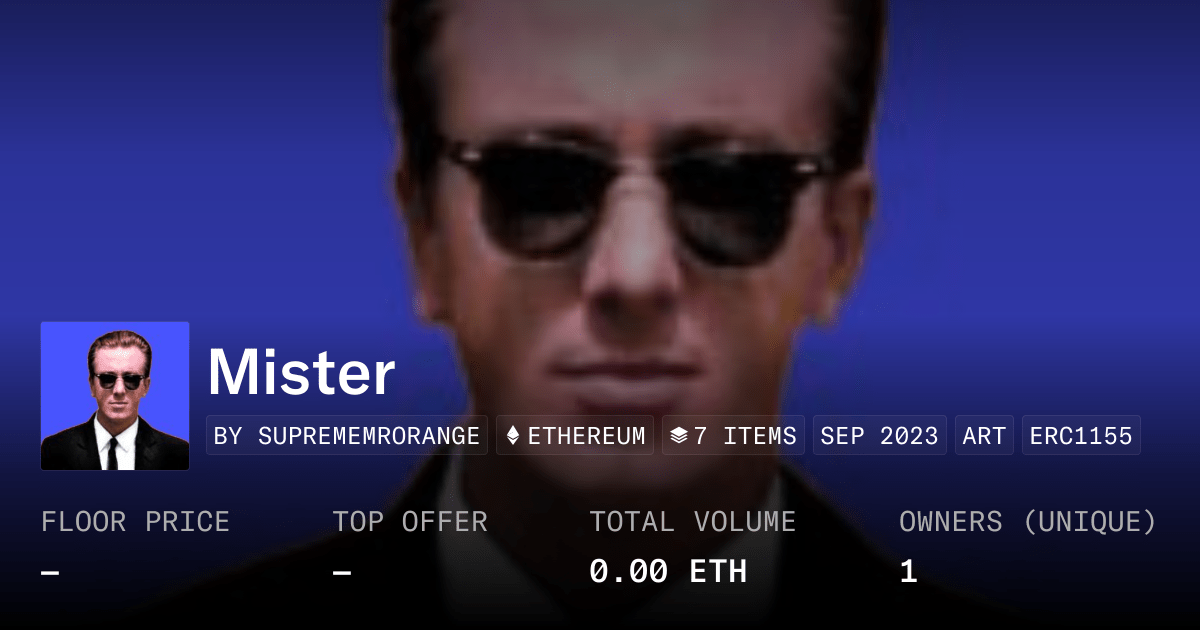 Mister Collection Opensea