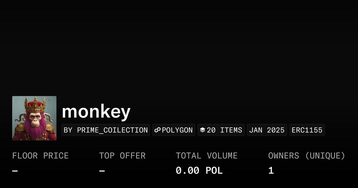 Monkey Collection Opensea