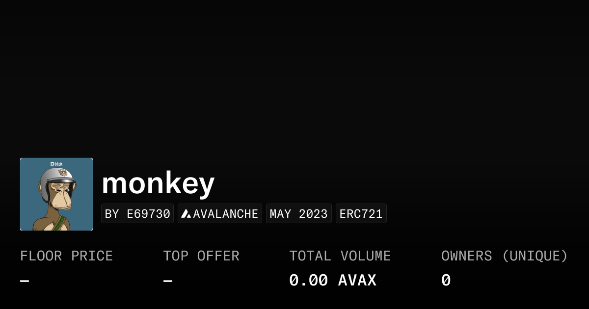 Monkey Collection Opensea