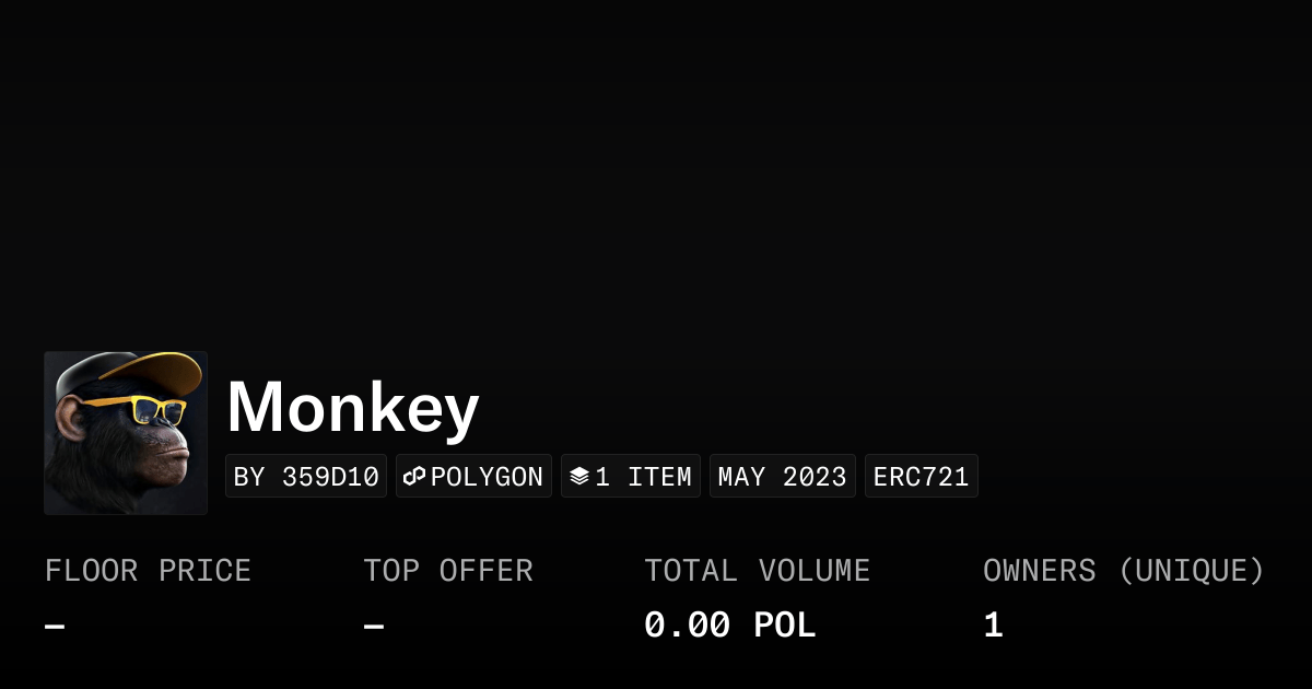 Monkey Collection Opensea
