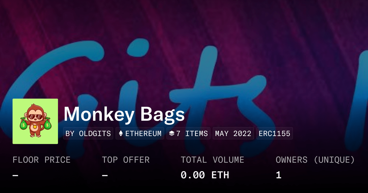 Monkey Bags Collection Opensea