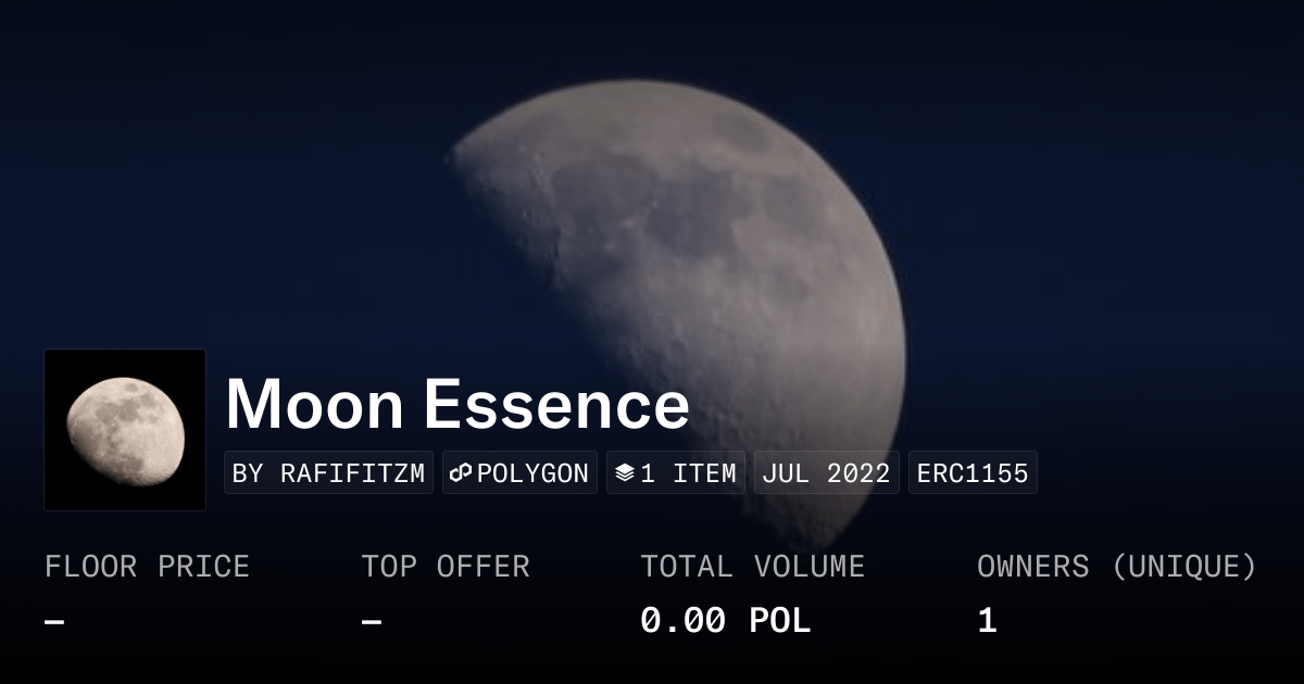 Moon Essence Collection Opensea