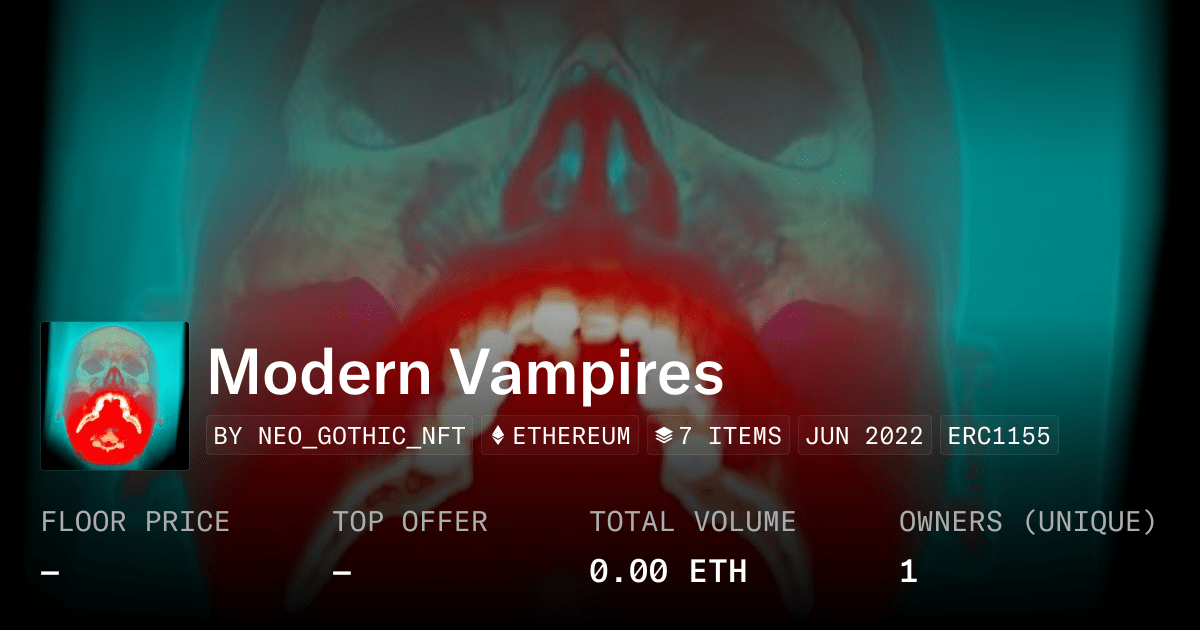 Modern Vampires Collection Opensea