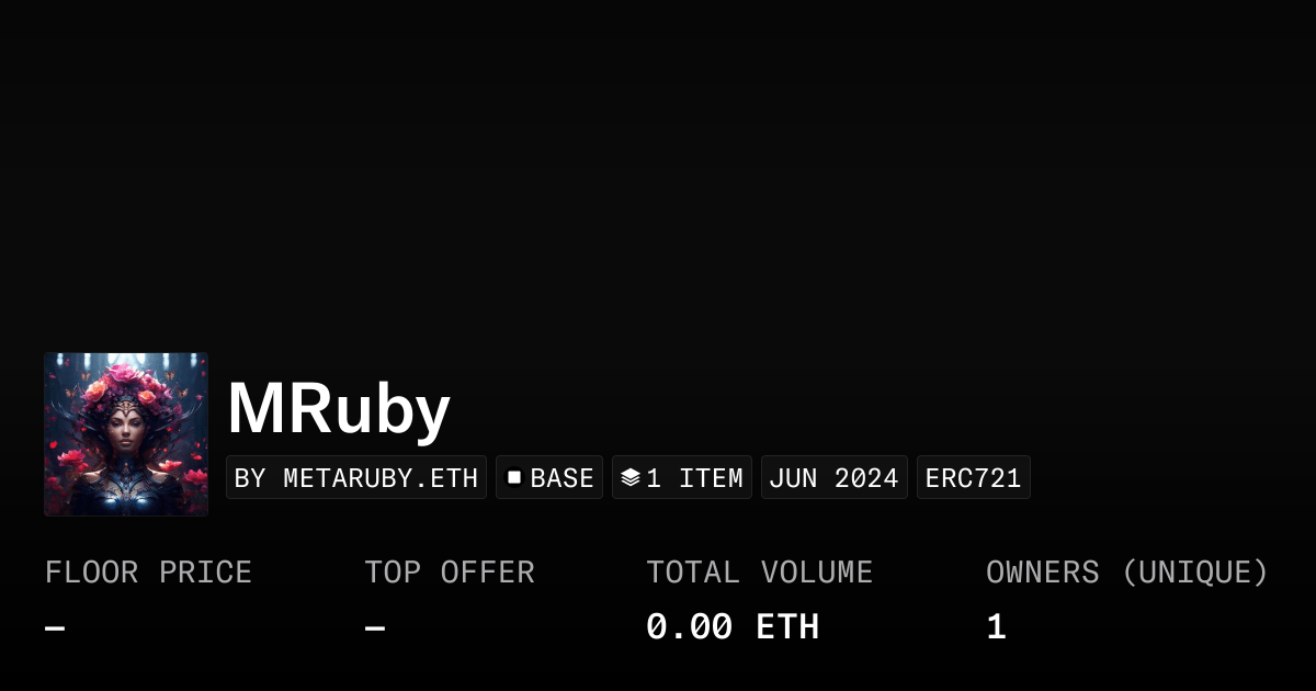 Mruby Collection Opensea