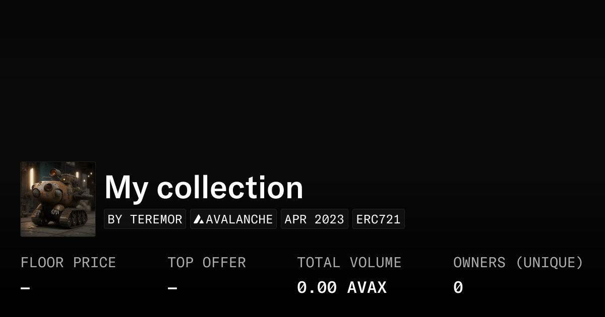 My Collection Collection Opensea