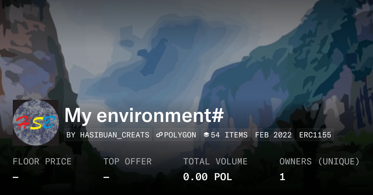 My Environment Collection Opensea