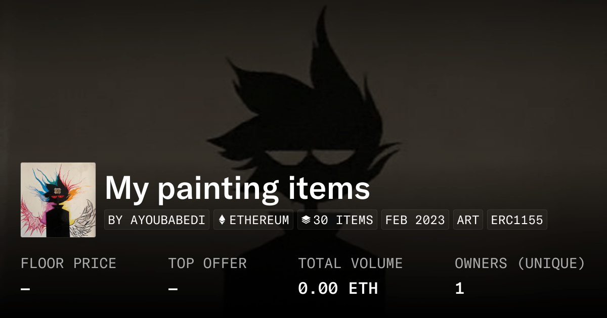 My Painting Items Collection Opensea