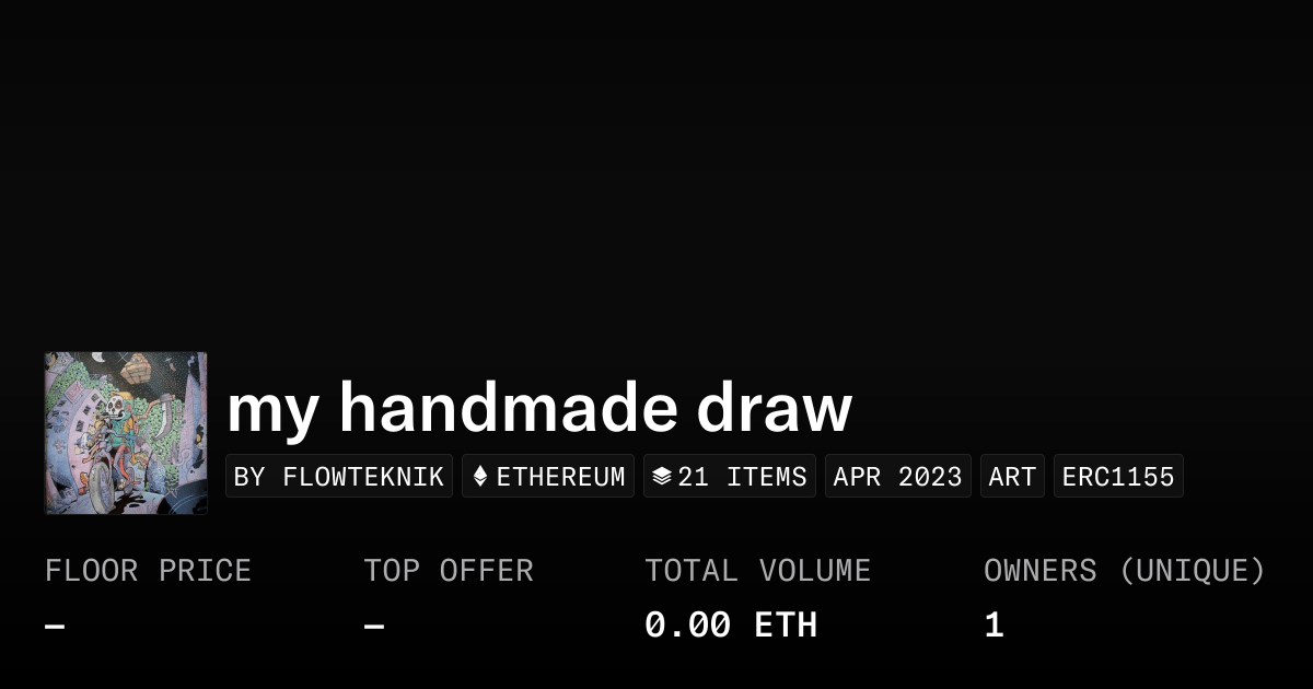 My Handmade Draw Collection Opensea