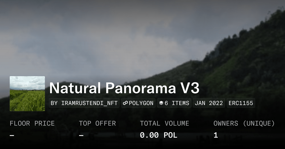 Natural Panorama V3 Collection Opensea