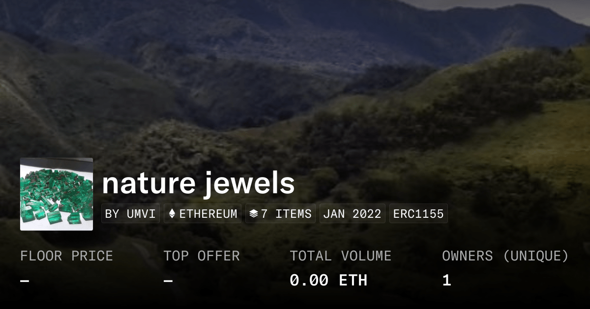 Nature Jewels Collection Opensea