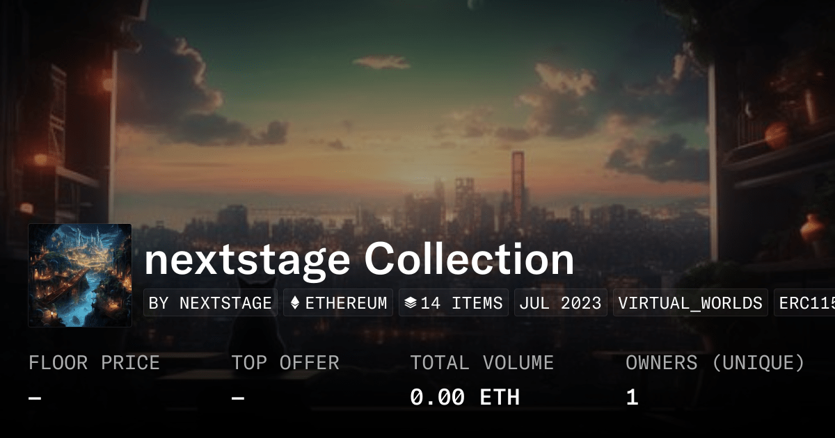 Nextstage Collection Collection Opensea