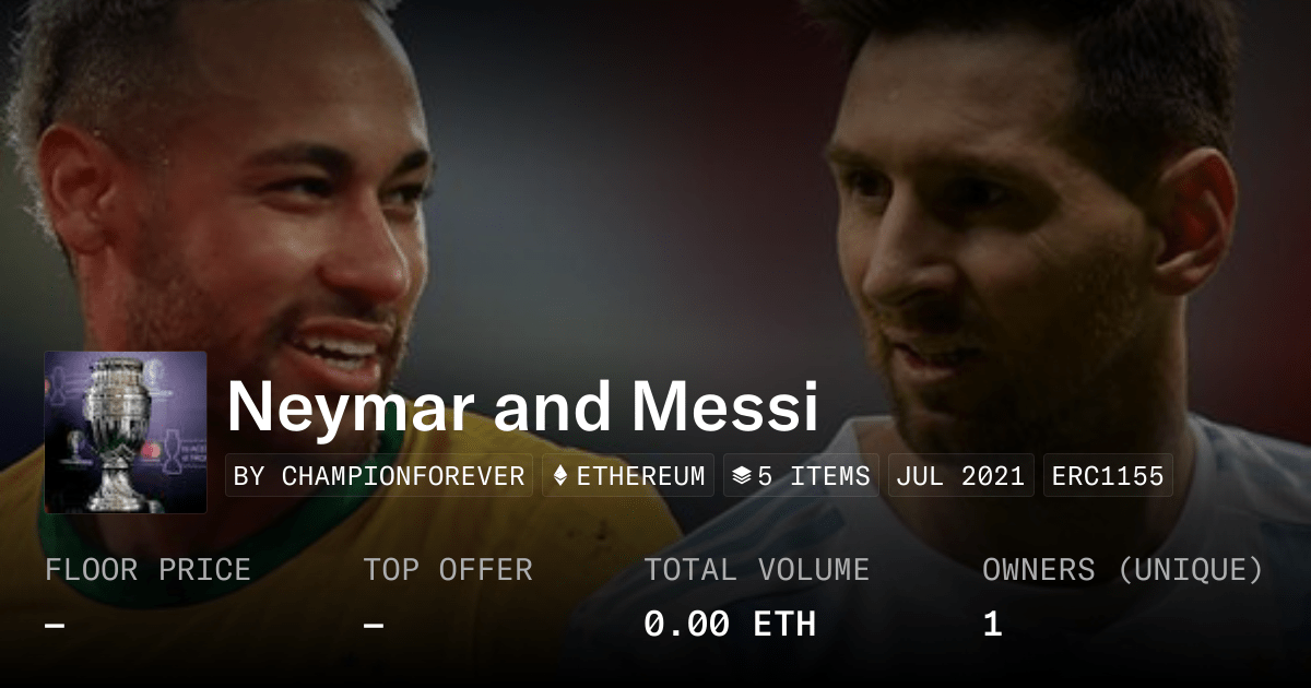 Neymar And Messi Collection Opensea