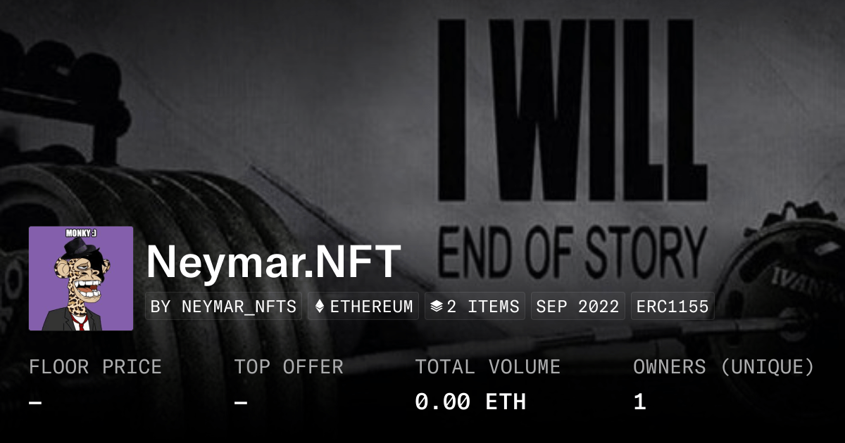 Neymar Nft Collection Opensea